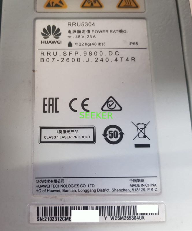 Huawei 02312CME WD5M265304UK DBS3900 eLTE RRU5304 for Multi-Mode ...