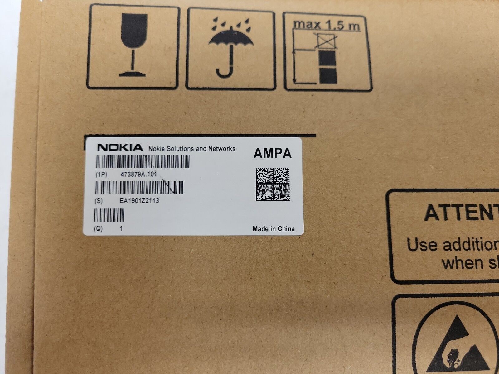 NOKIA Bracket for mounting Flexi modules on AMPA pipe rack 473879A