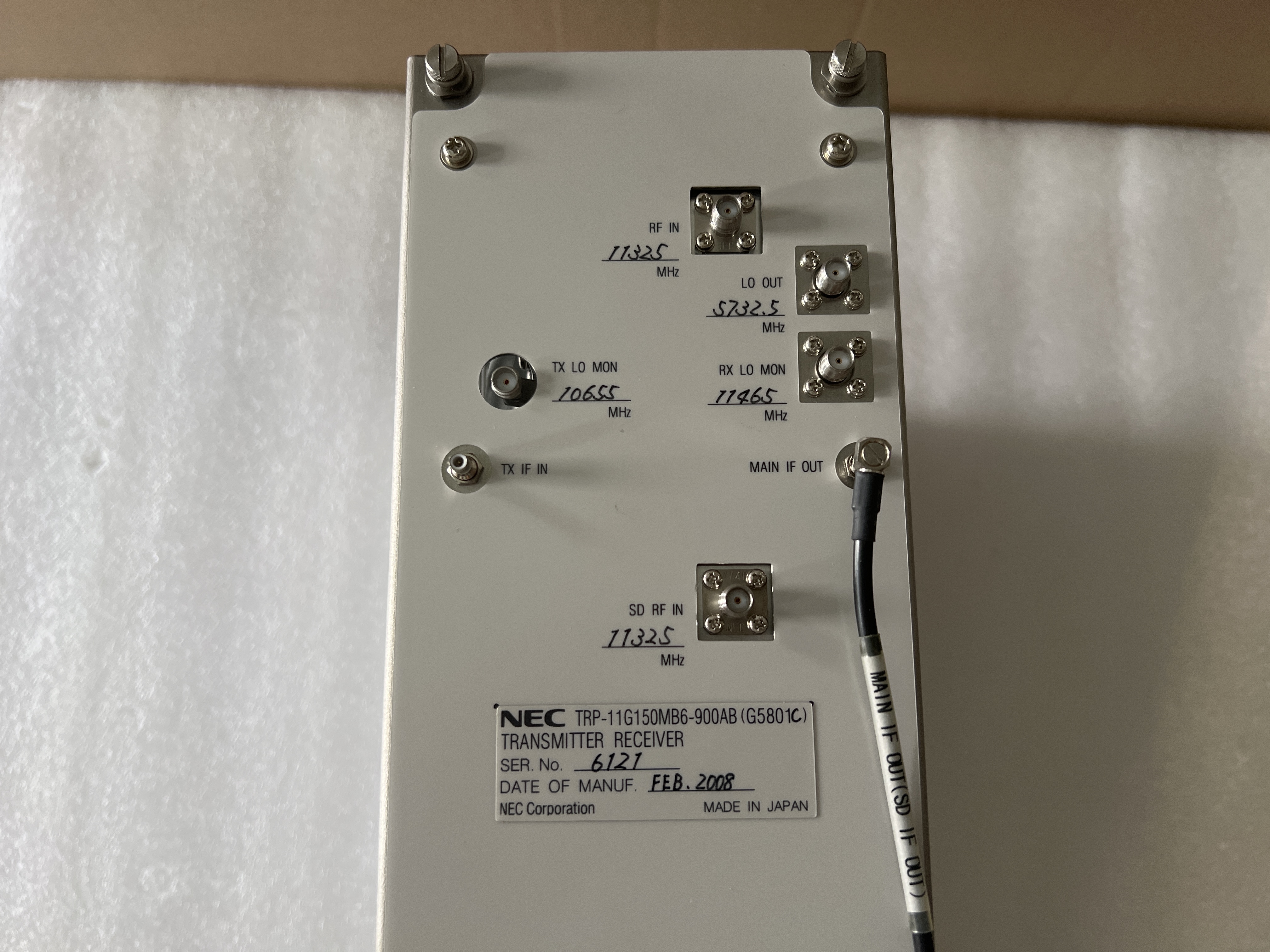 NEC TRP-11G150MB6-900AB G5801C TRANSMITTER RECEIVER