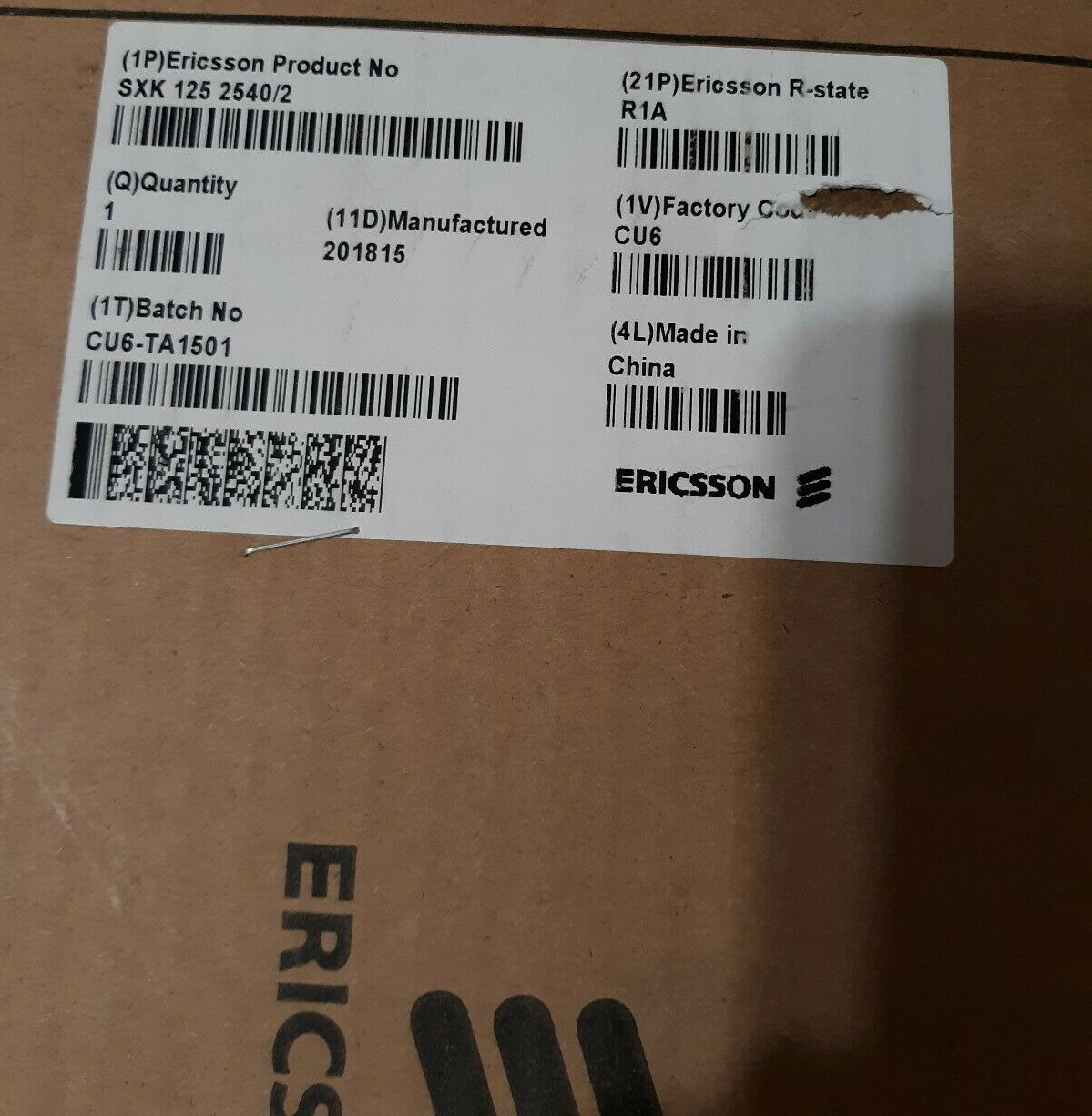 Ericsson SXK 125 2540/2 Mounting Bracket RRUS Kit SXK1252540/2