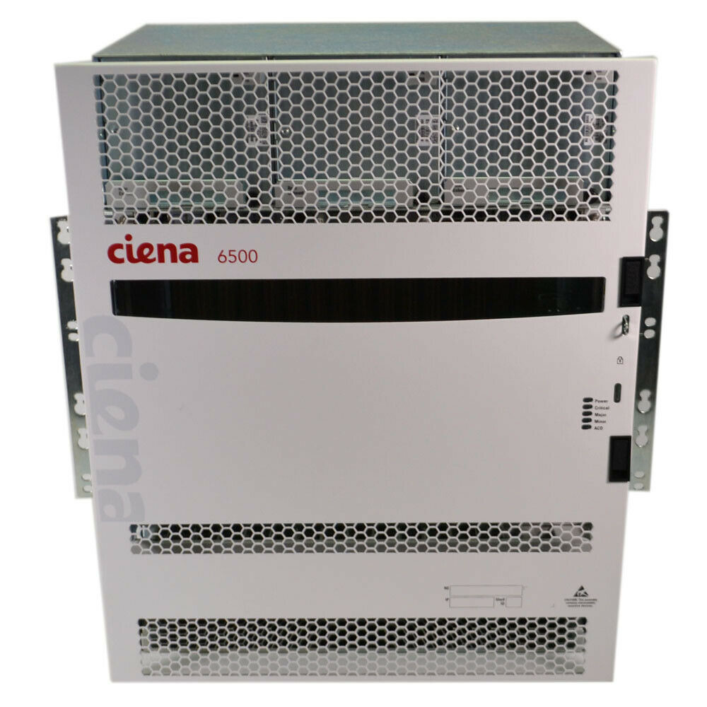 Ciena Model 6500 Panel Mount Chassis 16 Slot Backplane w/ 3 NTK507MDE5 ...