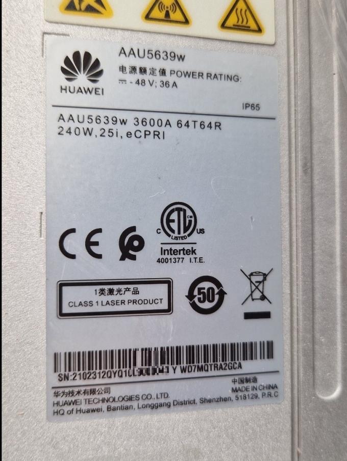 HW AAU5639W 3600A 64T64R 240W,25i,eCPRI 02312QYQ WD7MQTRA2GCA